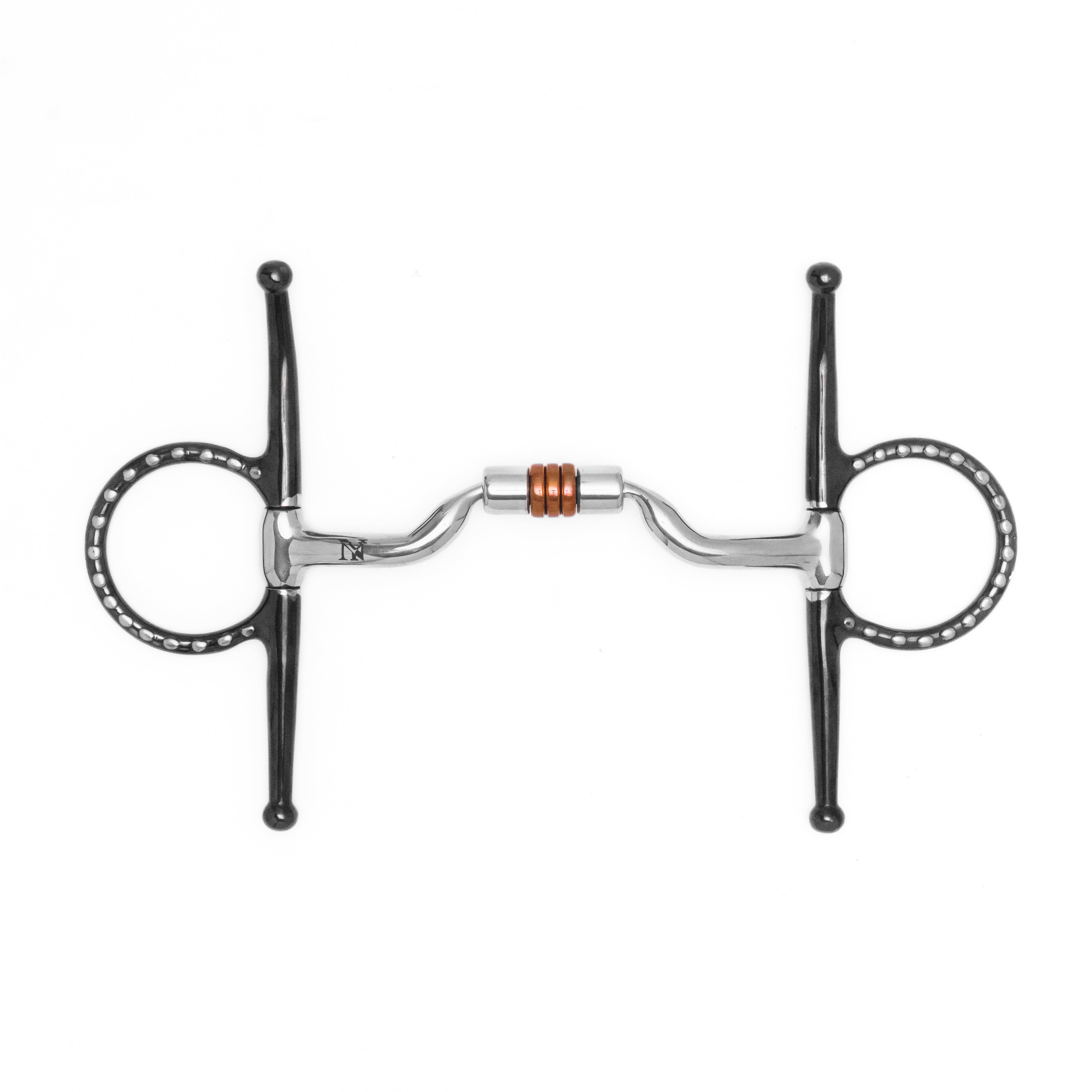 Western Full Cheek Low Port Copper Rollers