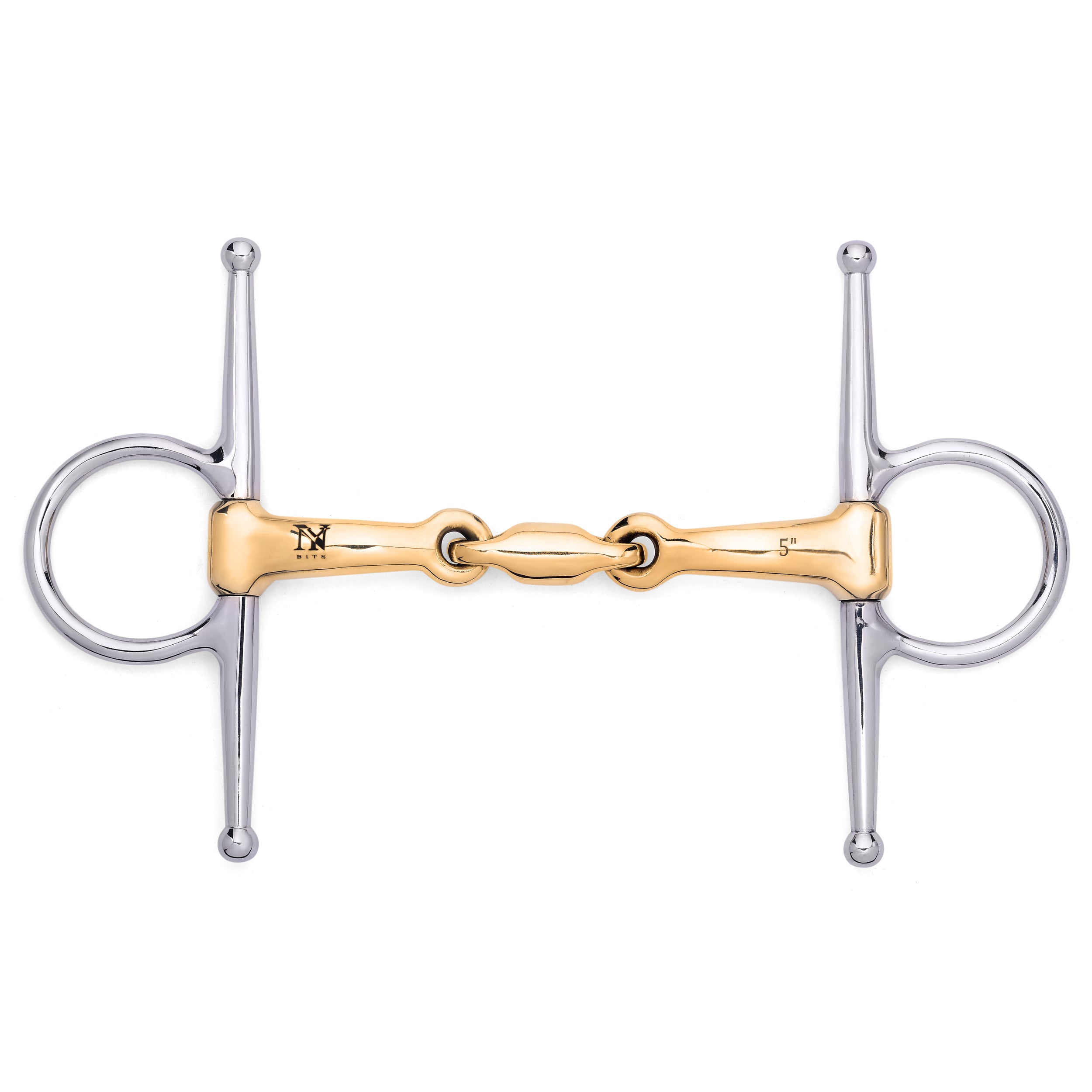 Full Cheek German Silver Snaffle Jointed Lozenge